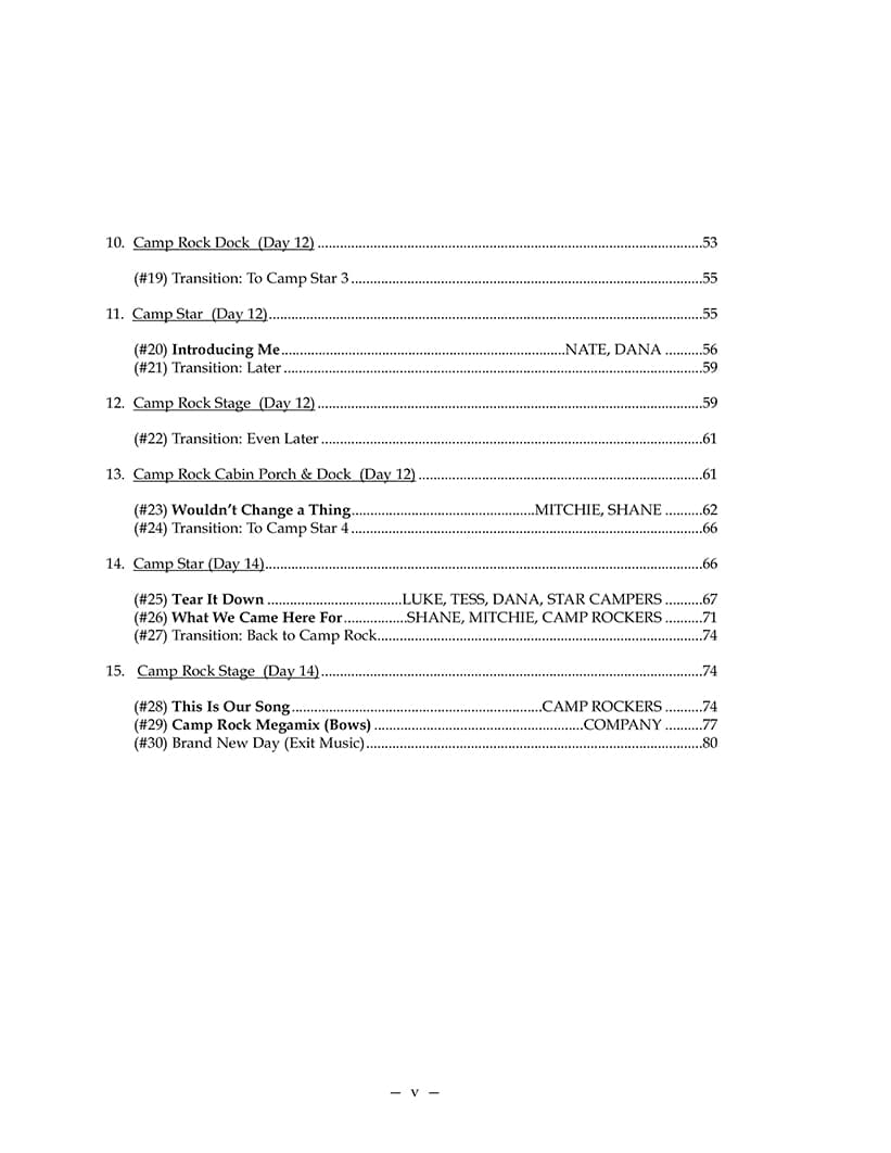 Scripts & Music | Disney Channel on Stage