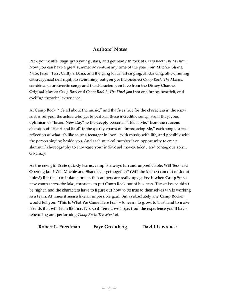 Scripts & Music | Disney Channel on Stage