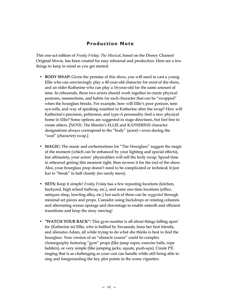 Scripts & Music | Disney Channel on Stage